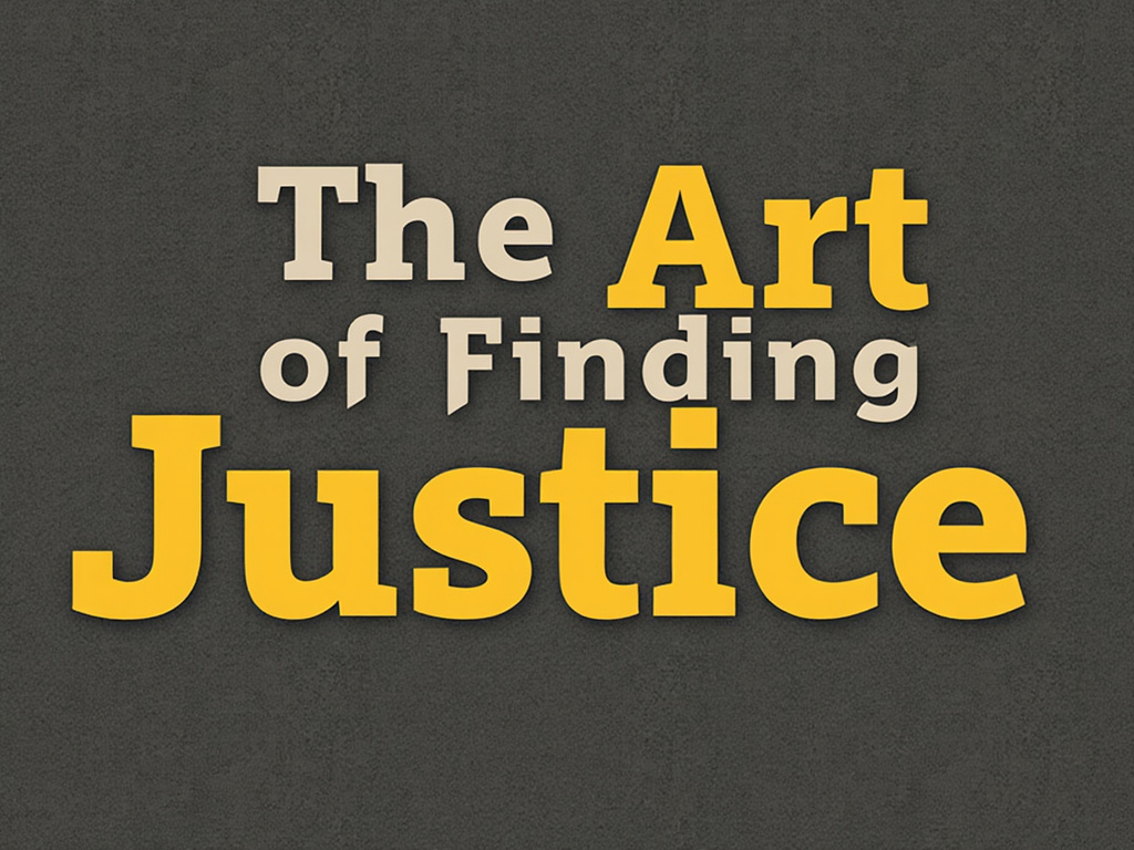 The Art of Finding Justice – "The Art of Finding Justice" is a thought ...